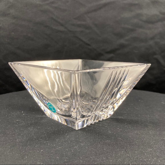 Tiffany & Co. | Accents | Tiffany Co Small Crystal Square Bowl | Poshmark